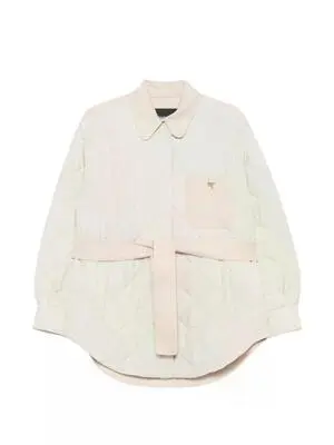 Fabiana Filippi Quilted Belted Coat