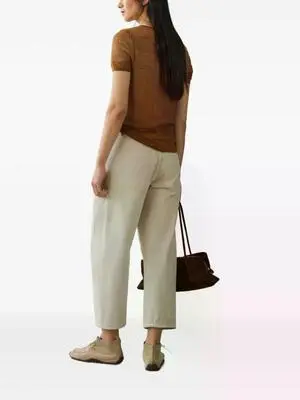 LESS Crew Neck T-shirt - Brown