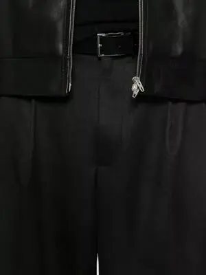 Calvin Klein Pleated Straight-leg Trousers
