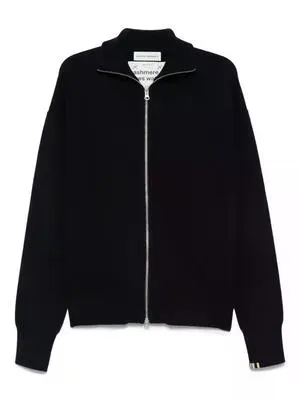 Extreme Cashmere Zip-front Cashmere Cardigan - Blue
