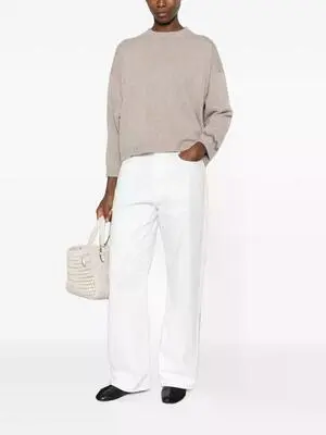 PANICALE Bead Embellished Drop Shoulder Sweater