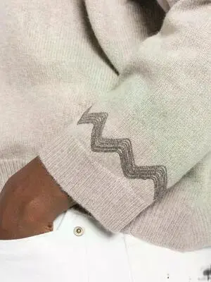 PANICALE Bead Embellished Drop Shoulder Sweater