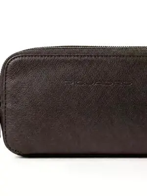 PIQUADRO Logo-debossed Zip-around Wallet