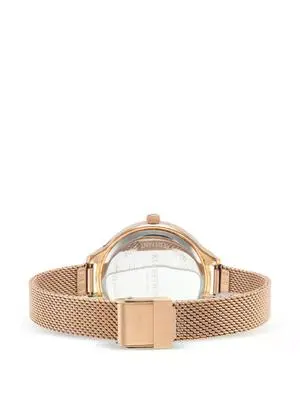 KENNETH COLE Crystal-embellished Bezel Mesh-strap 40mm Watch