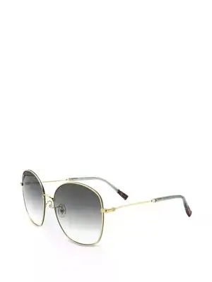 Missoni Tone Geometric Frame Gradient Lens Sunglasses - Gold