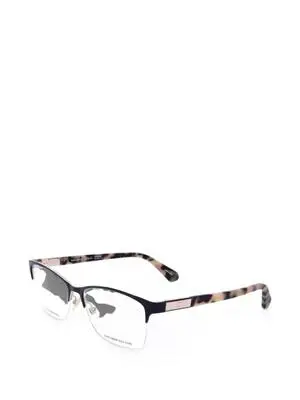 Kate Spade New York Glorianne Tortoiseshell-effect Cat-eye Glasses - Black