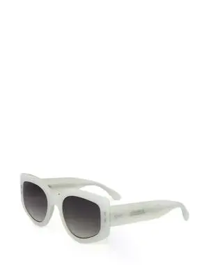 Isabel Marant Geometric-frame Sunglasses - White