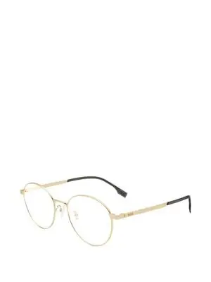 BOSS Round Frame Eyeglasses - Gold