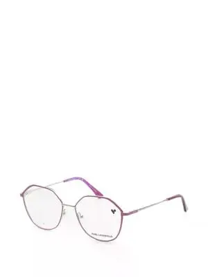 Karl Lagerfeld Geometric-frame Glasses - Pink