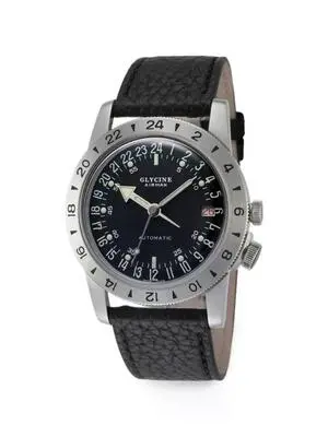 GLYCINE Airman Nº1 Purist 36mm Watch - Black