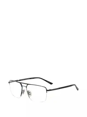 Porsche Design Double-bridge Square-frame Glasses - Blue