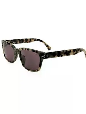John Varvatos Tortoiseshell-effect Square-frame Sunglasses - Neutrals