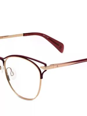Rag & Bone RAG & BONE EYEWEAR Geometric Frame Eyeglasses Red