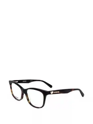 Moschino Tortoiseshell-effect Square-frame Glasses - Brown