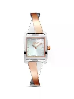 Dkny Classic Two-tone 22mm Watch - Silver