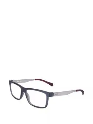 BOSS Rectangle-frame Glasses - Blue