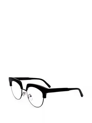 Marni Round-frame Glasses - Black