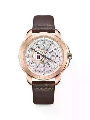KENNETH COLE Skeleton 44mm Watch - Silver