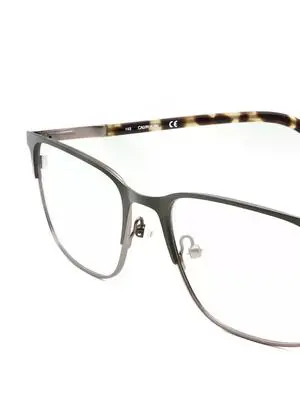Calvin Klein Matte Rectangle-frame Eyeglasses
