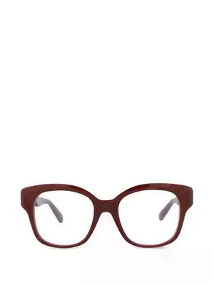 Pomellato Square Frame Eyeglasses - Red