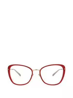 Pomellato Cat-eye Frame Eyeglasses - Red