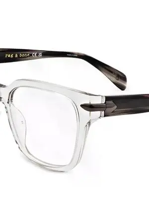 Rag & Bone Square Frame Eyeglasses - Neutrals