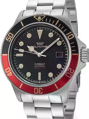 GLYCINE Combat Sub 42mm Watch - Black