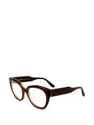 Marni Cat Eye Frame Eyeglasses - Brown
