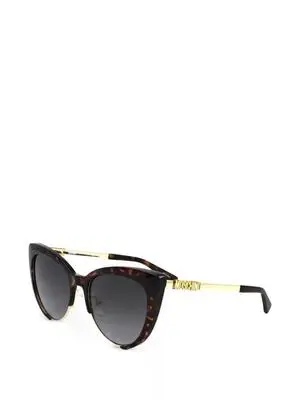 Moschino Tortoiseshell-effect Cat-eye Sunglasses - Brown