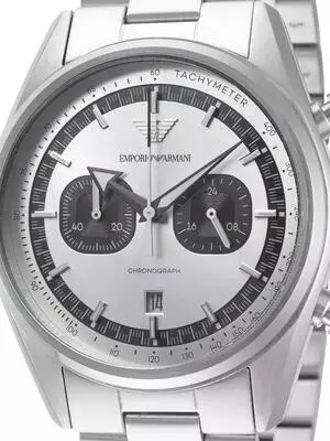 Emporio Armani Racer 42mm Watch - Silver