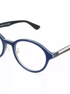 Tommy Hilfiger Round-frame Glasses - Blue