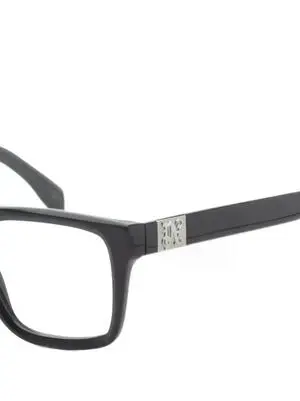 Palm Angels Style 7 Logo-plaque Glasses - Black