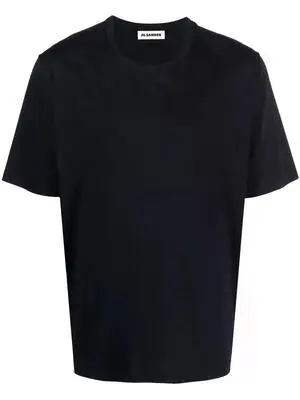 JIL SANDER Short-sleeve Cotton T-shirt - Blue