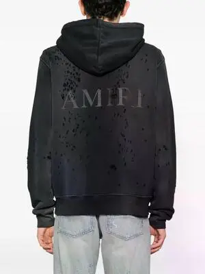 Amiri Core Ripped Zip-up Hoodie