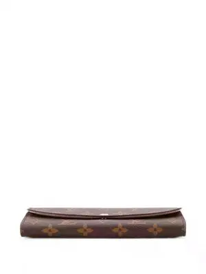 LOUIS VUITTON Emilie Wallet Monogram Canvas Small Wallets