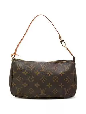LOUIS VUITTON Monogram Pochette Accessoires Shoulder Bag - Brown