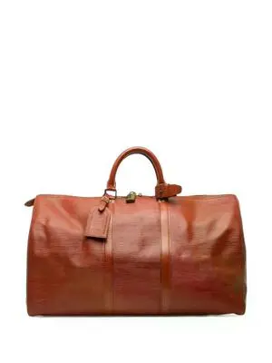 LOUIS VUITTON 1995 Epi Keepall 50 Travel Bag - Brown
