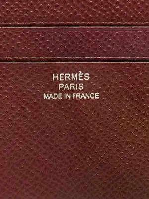 Hermès 2018 Citizen Twill Leather Card Holder