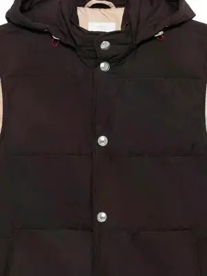 Eleventy Quilted Gilet - Red