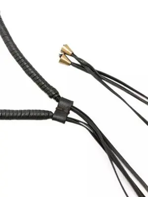Gianfranco Ferre 2000 Ring-detail Braided Belt