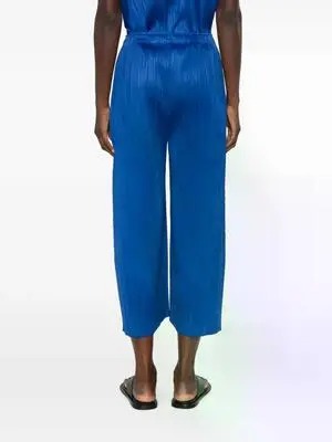 Issey Miyake Pleated Cropped Trousers