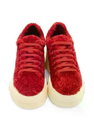 Casadei Nexus Faux-fur Platform Sneakers