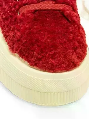 Casadei Nexus Faux-fur Platform Sneakers