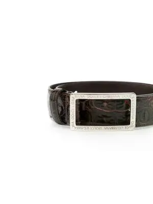 Dolce & Gabbana 2000s Logo-engraved Belt