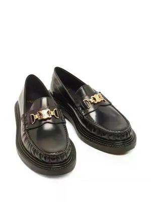 Celine Triomphe Chain-detail Loafers