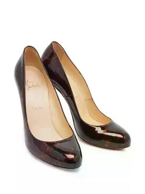 CHRISTIAN LOUBOUTIN Tartaruga Patent Leather Pumps