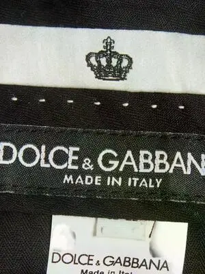 Dolce & Gabbana Cotton Regular Fit Trousers