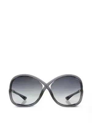 TOM FORD Whitney Geometric-frame Sunglasses - Grey