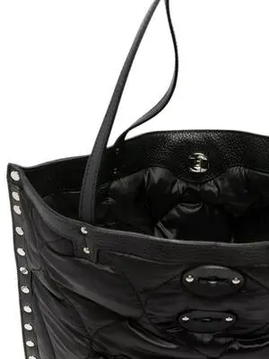 ZANELLATO Medium A'spasso Lunaria Quilted Stud-embellished Tote Bag