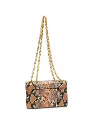 Tory Burch Python-embossed Shoulder Bag - Neutrals